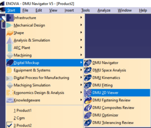Como comparar desenhos 2D utilizando o ENOVIA DMU Digital Mock-up