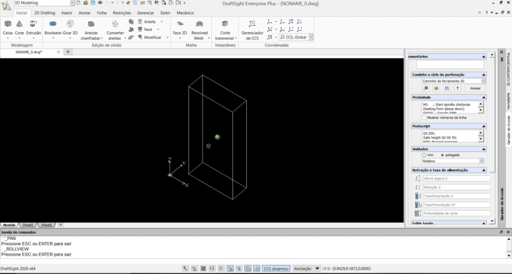 Draftsight 3D – Dica de como modelar um sólido no Draftsight